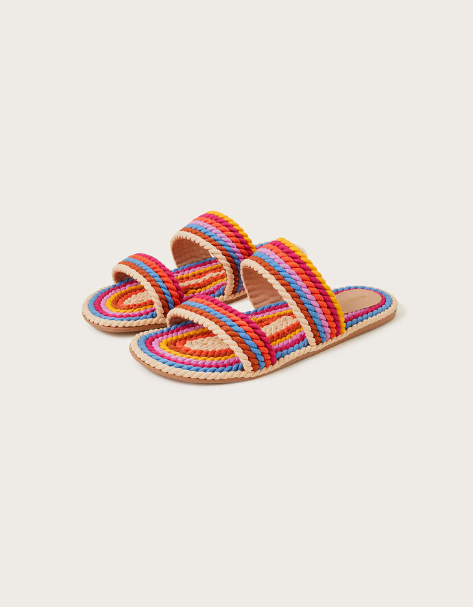 Rope Strap Beach Sliders Multi | Women's Shoes | Monsoon UK.