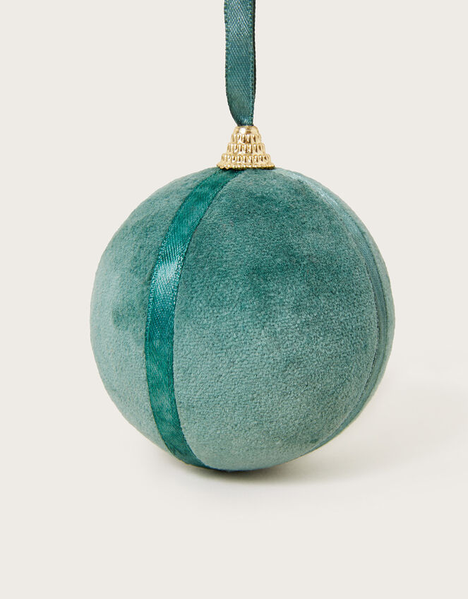 Plain Velvet Bauble Decoration