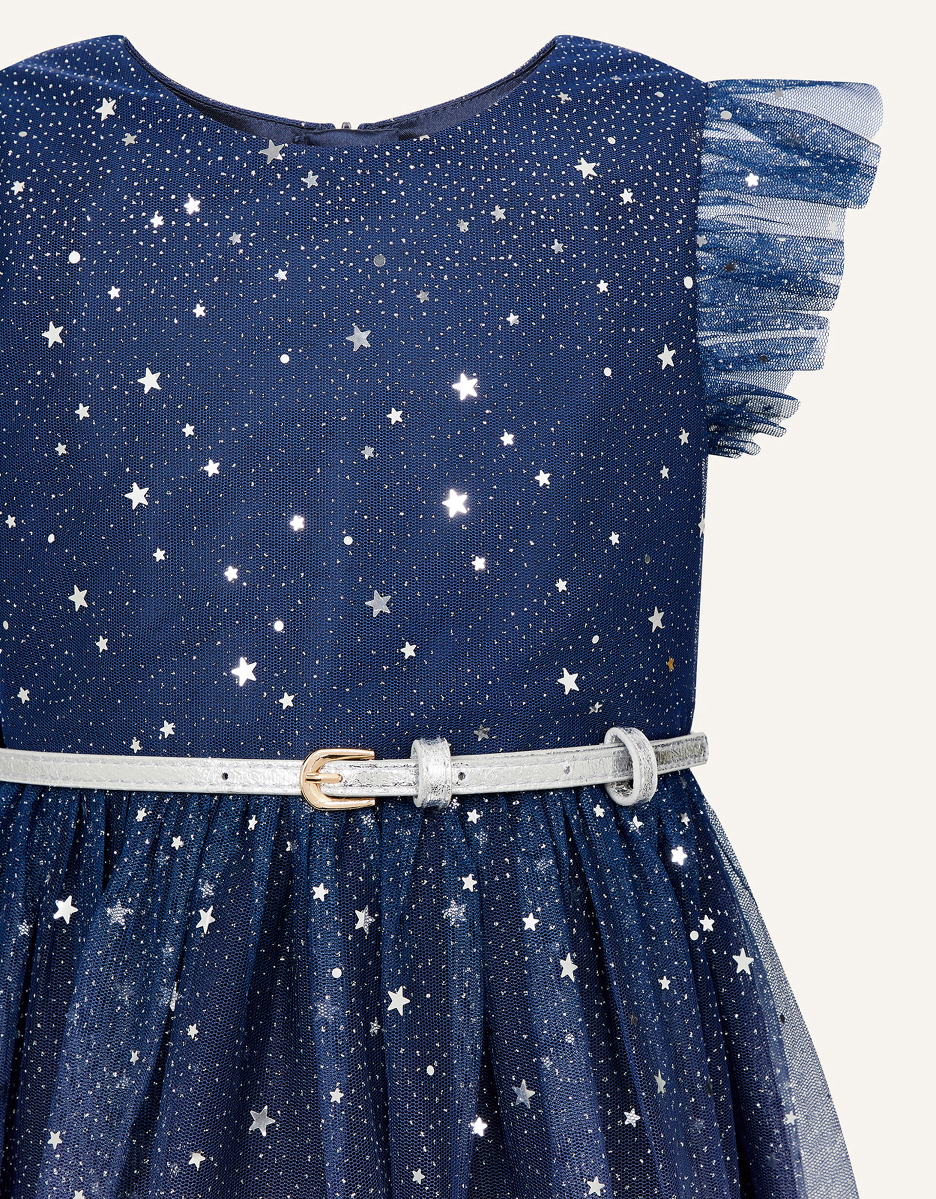 Star Print Ombre Dress Blue | Girls' Dresses | Monsoon UK.