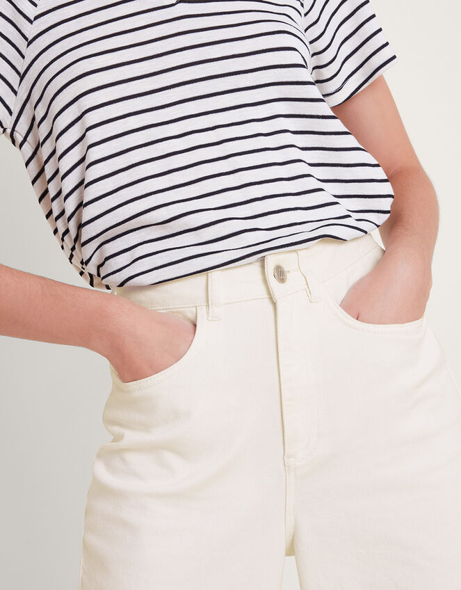 Ruby Wide Leg Jeans Natural | Trousers & Leggings | Monsoon UK.