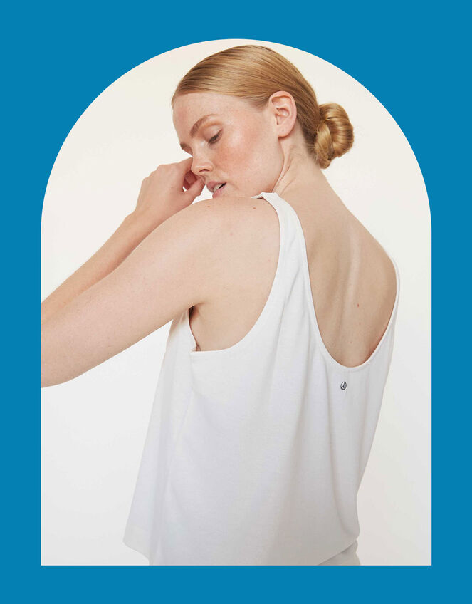 Moonchild Volume Tank Top Cream