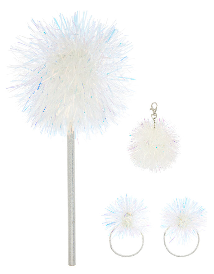 Tinsel Pom-Pom Accessory Set