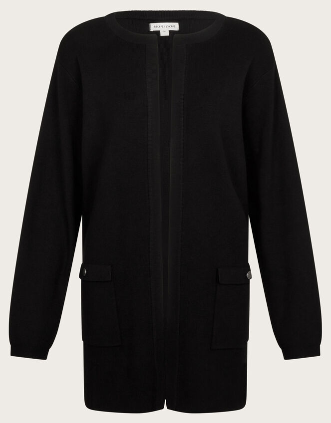 Penny Open Front Pocket Cardigan Black | Cardigans | Monsoon UK.