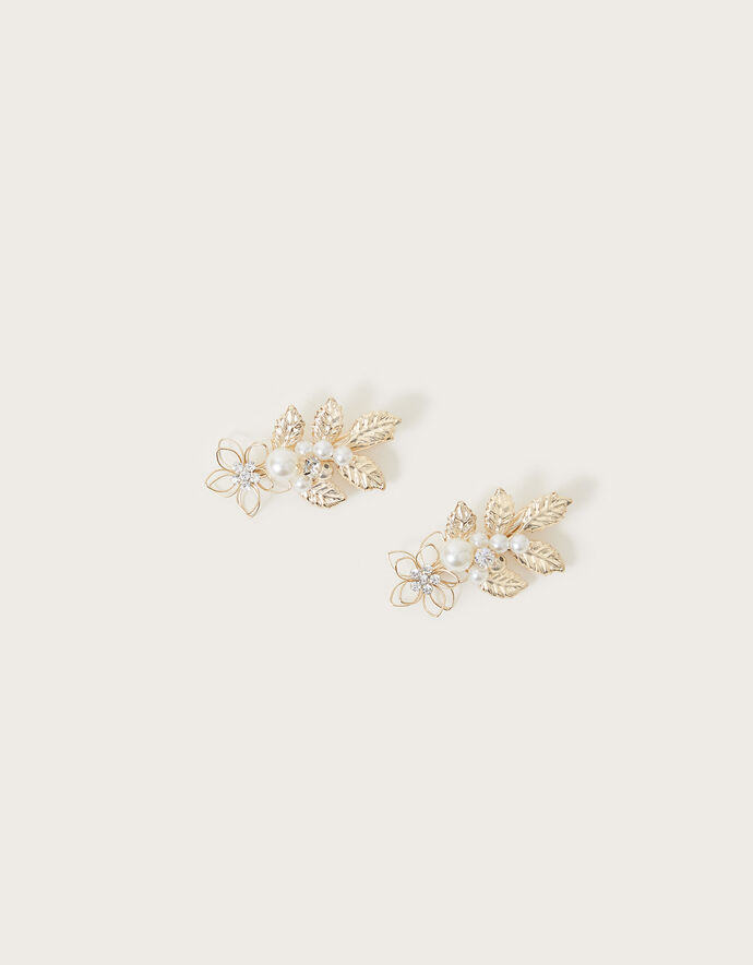 Leaf Wire Flower Clips Set of Two | Girls' Hair Accessories | Monsoon UK.