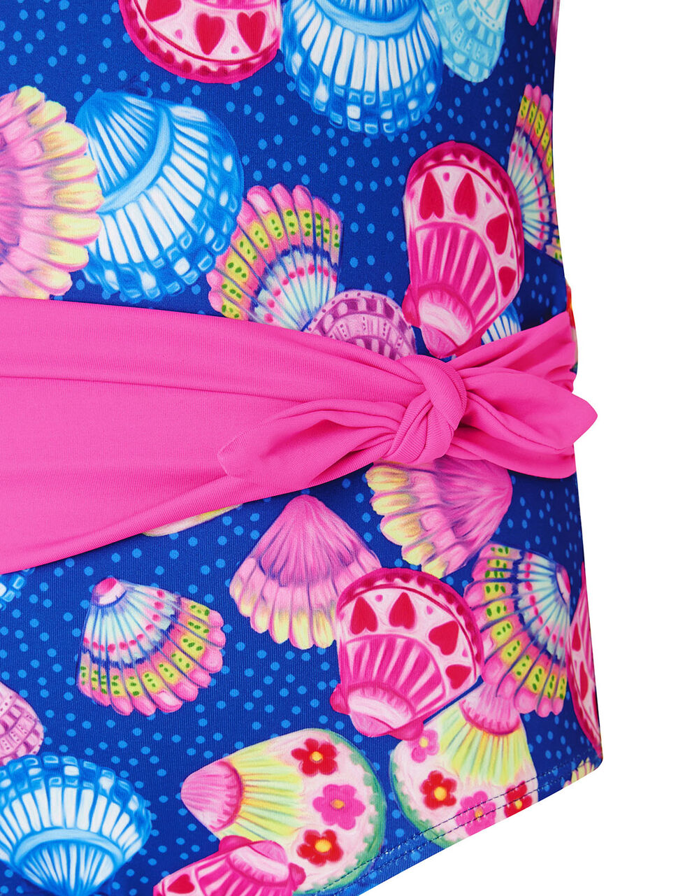 Shell Print Belted Swimsuit Multi | Girls' Beach & Swimwear | Monsoon UK.