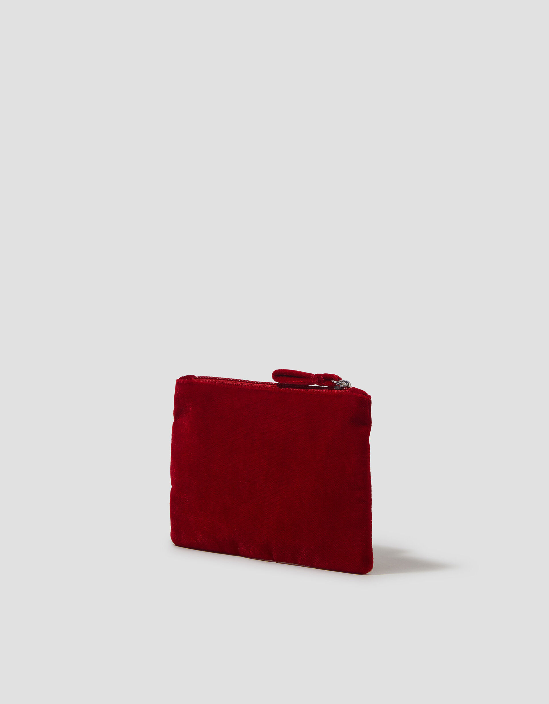 Lovely Jubbly Embroidered Velvet Pouch
