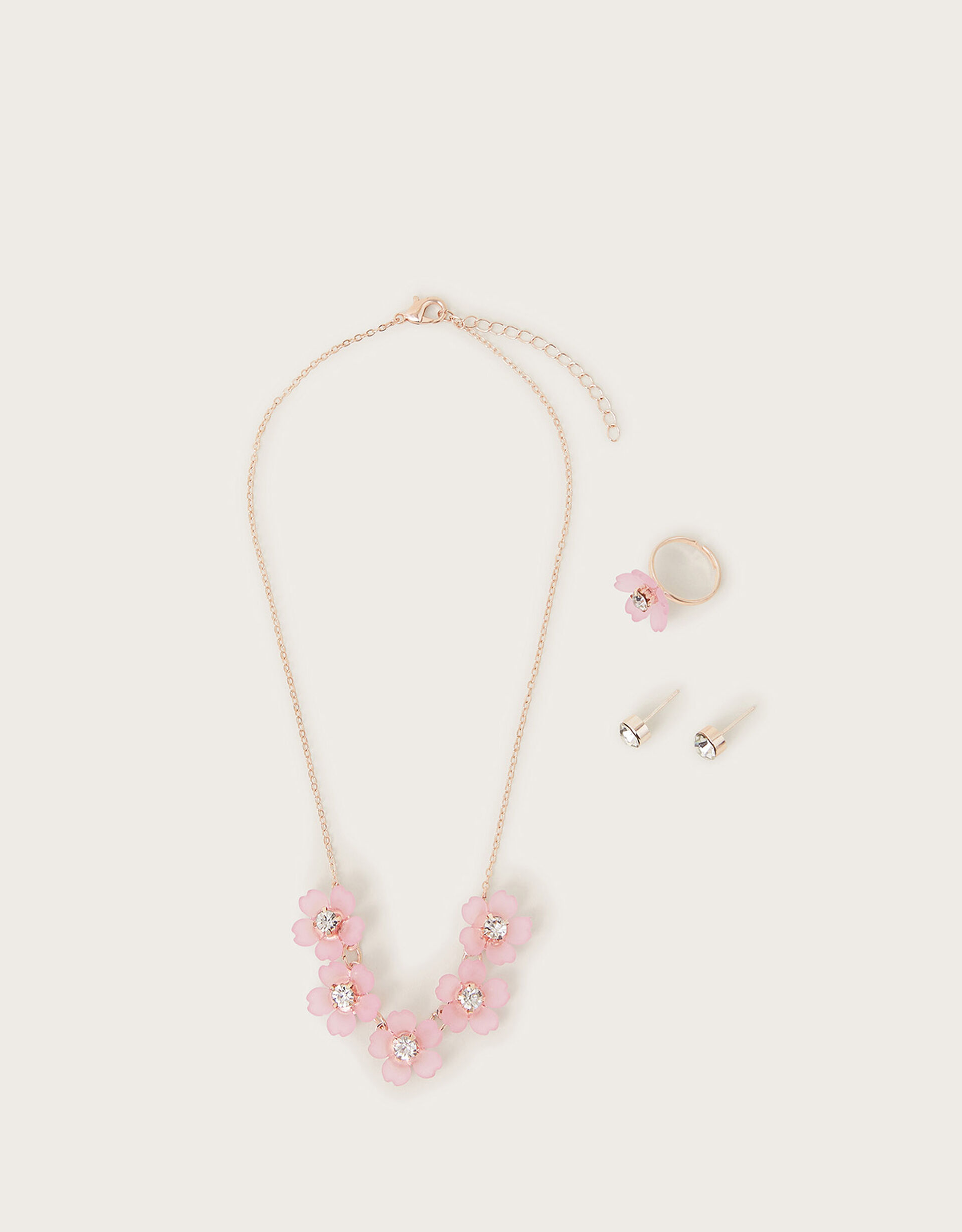 3-Piece Floral Jewellery Set | Accessories | Monsoon UK.