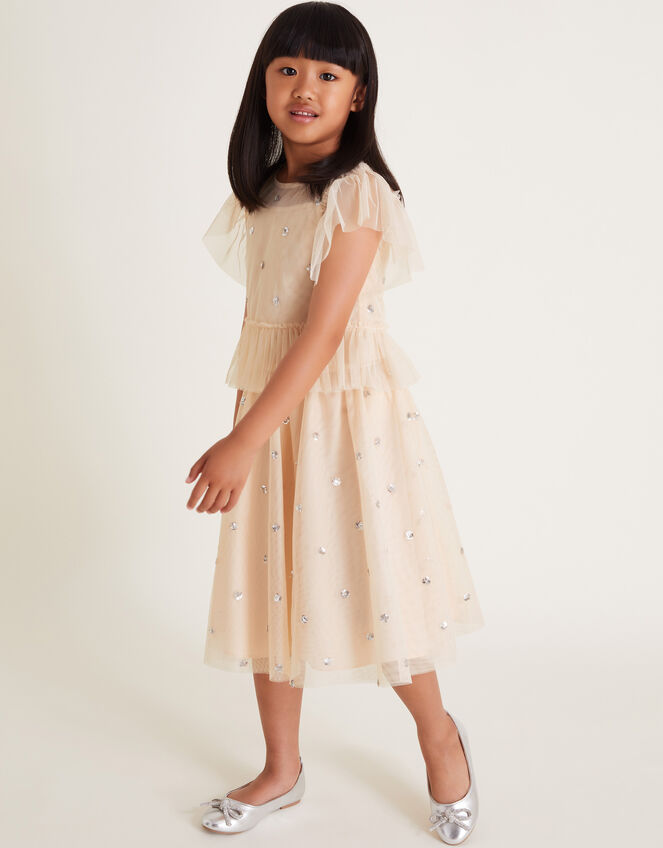 Embellished Spot Skirt and Top Set Pink | Girls' Sets & Outfits ...