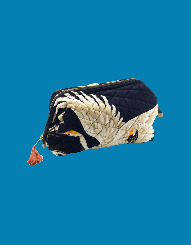 One Hundred Stars Stork Velvet Pouch