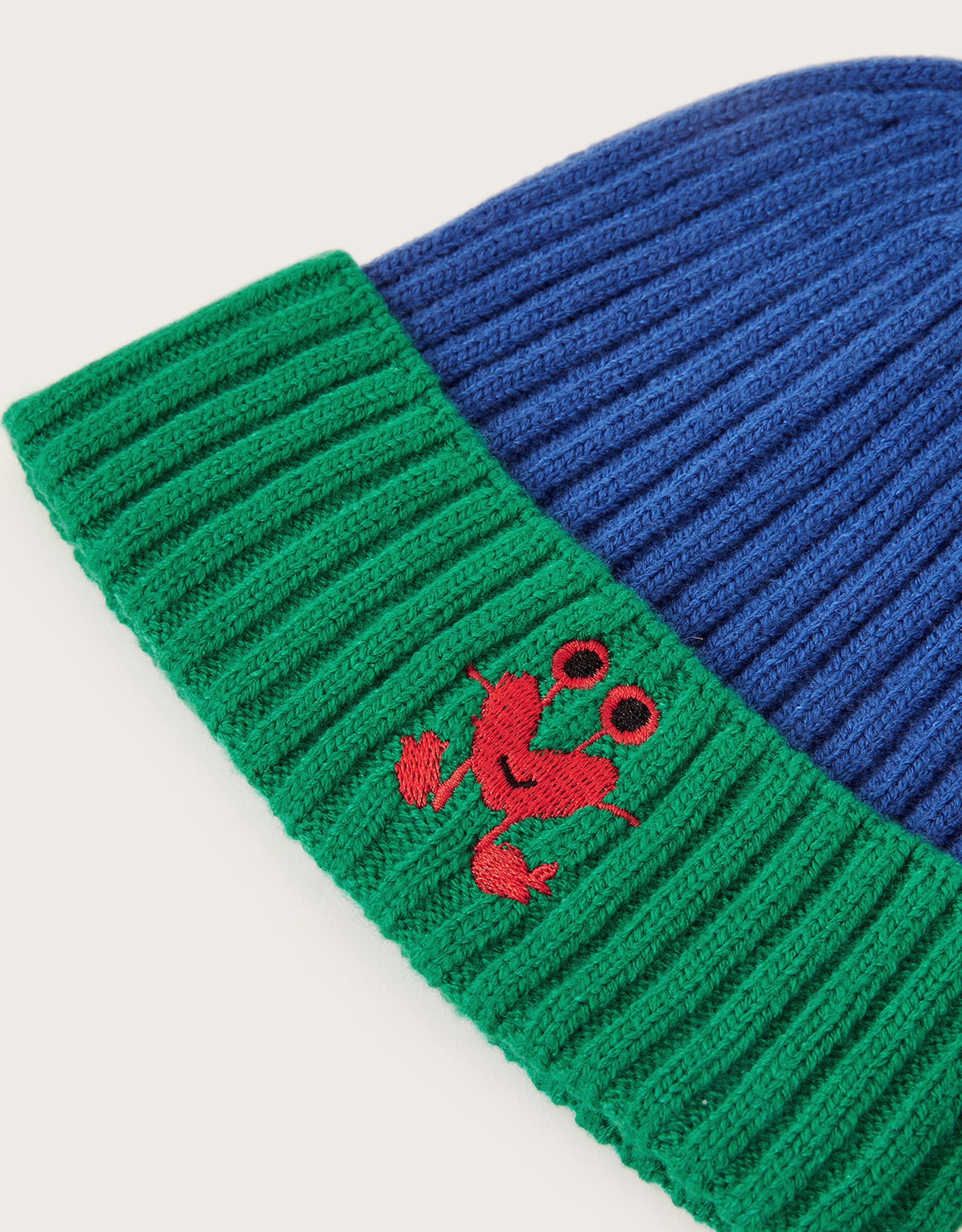 Monster Beanie Hat Green | Hats, Gloves & Scarves | Monsoon UK.