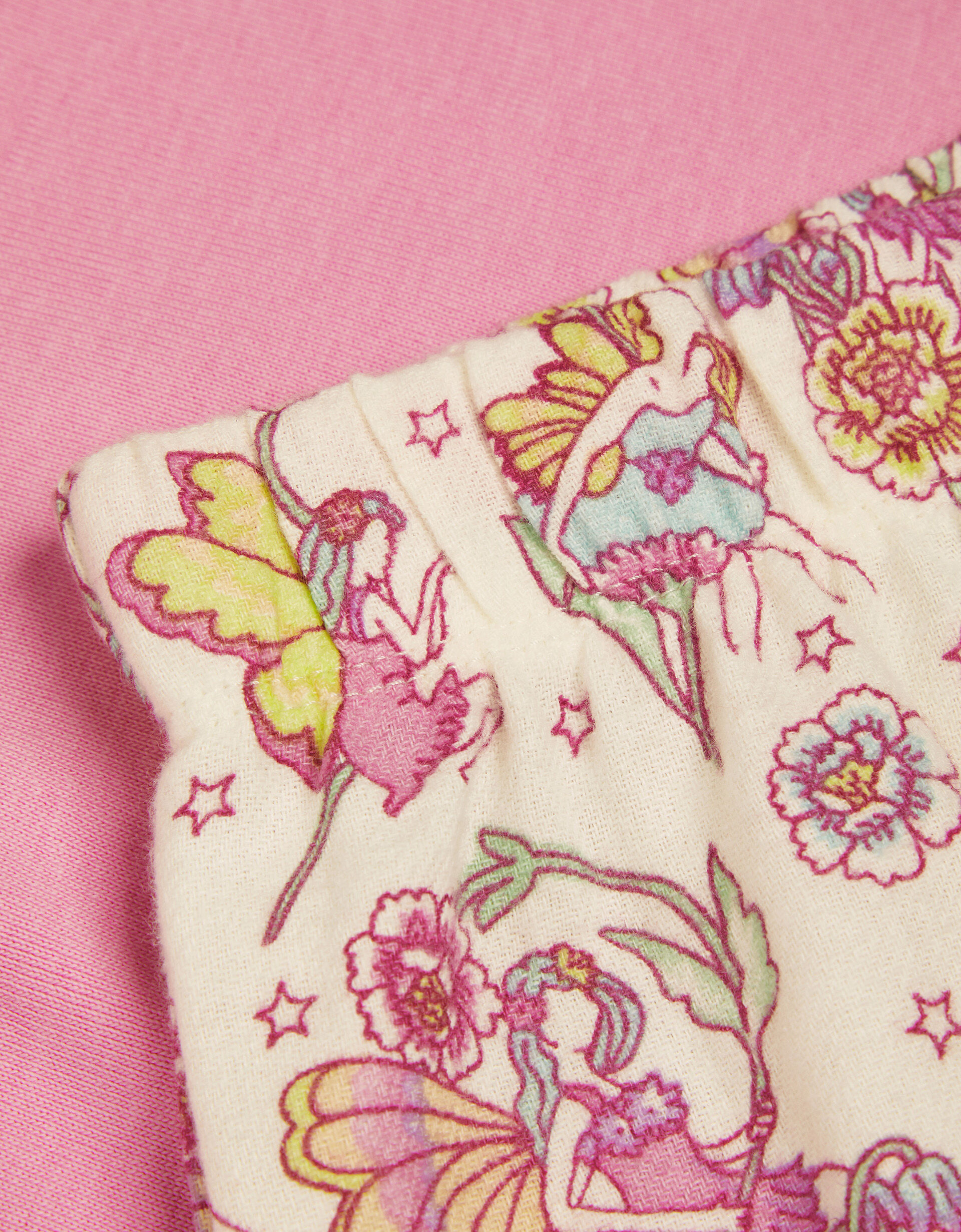 4-Pack Fairy Print Flannel Pyjamas Set Ivory