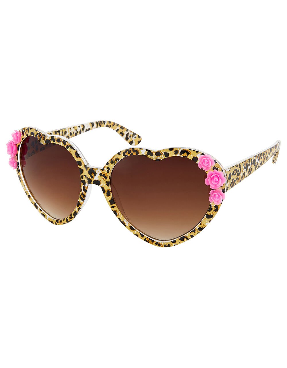 Leopard Heart Sunglasses | Children's Sunglasses | Monsoon UK.