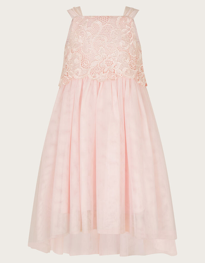 Anna Lace Bodice Maxi Dress Pink | Girls' Dresses | Monsoon UK.