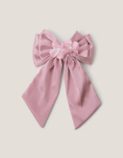 Rebecca Flower Satin Bow Hair Clip | Accessories | Monsoon UK.