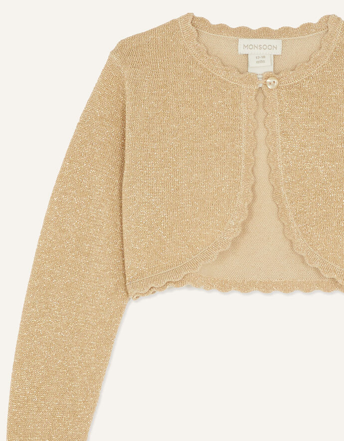 Baby Niamh Cardigan Gold | Baby Girl Cardigans | Monsoon UK.