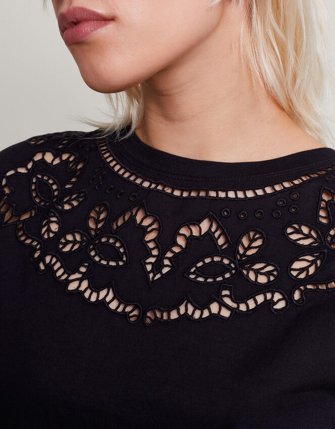 Garcia Cutwork T-Shirt Black | Tops & T-shirts | Monsoon UK.