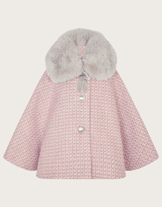 Baby Tweed Cape Grey | Coats & Jackets | Monsoon UK.