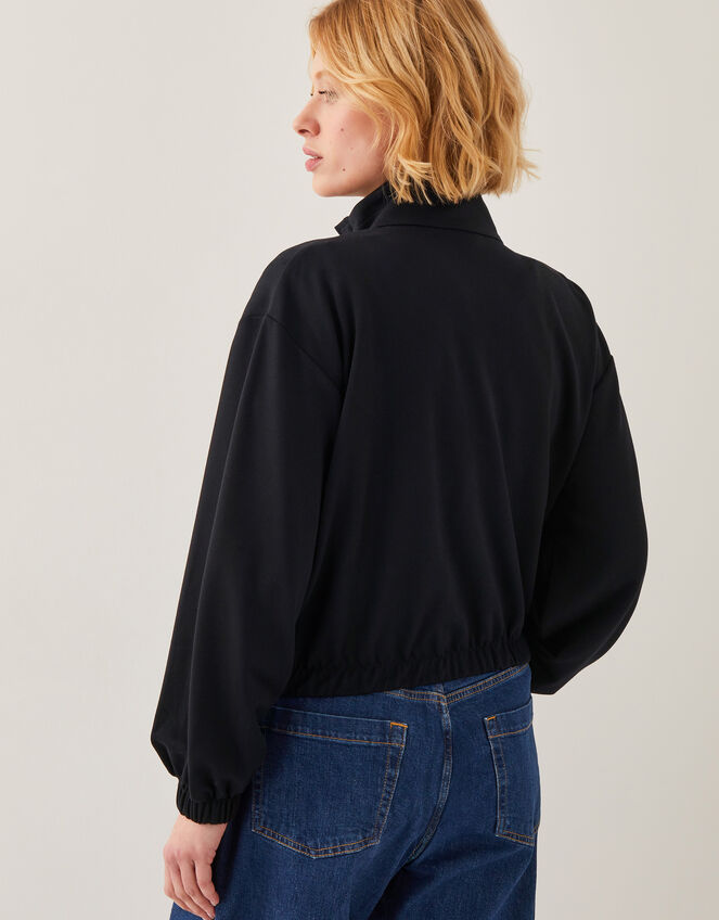 Jen Jersey Utility Jacket Black | Jackets | Monsoon UK.