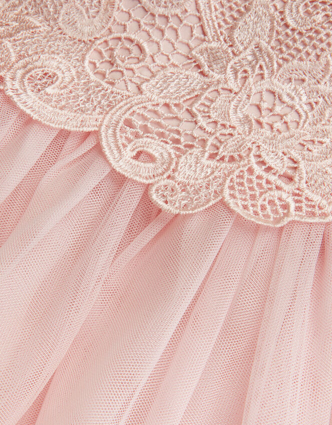 Anna Lace Bodice Maxi Dress Pink | Girls' Dresses | Monsoon UK.