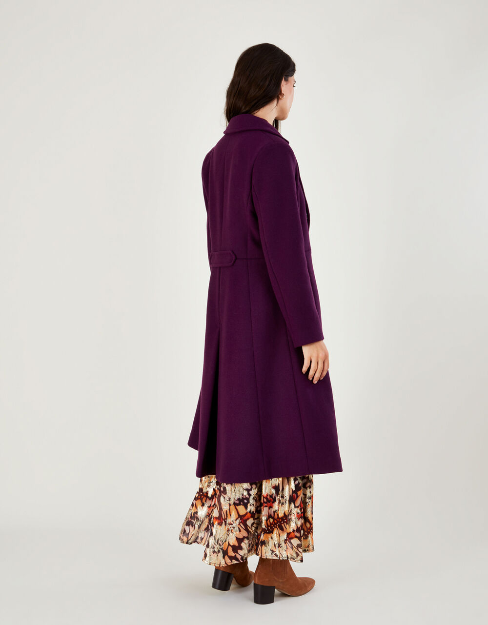Danielle Skirted Coat Red | Women's Coats | Monsoon UK.