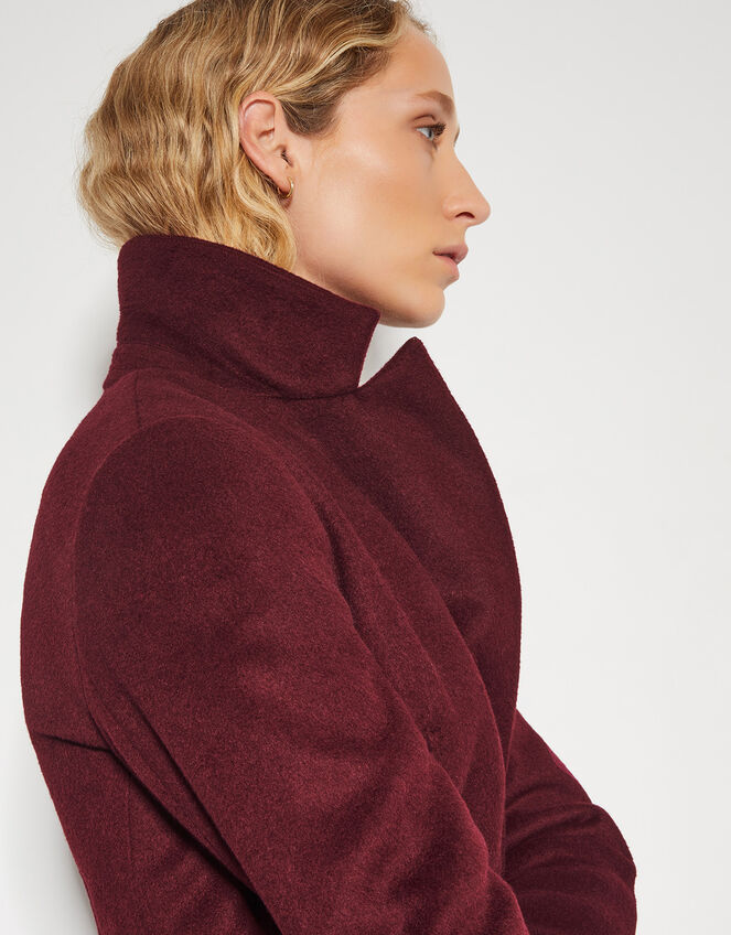 Arabella A-Line Coat Red | Women's Coats | Monsoon UK.