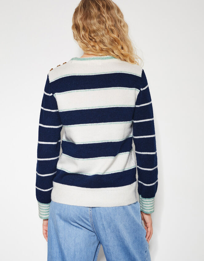 Sutton Stripe Jumper Blue | Jumpers | Monsoon UK.
