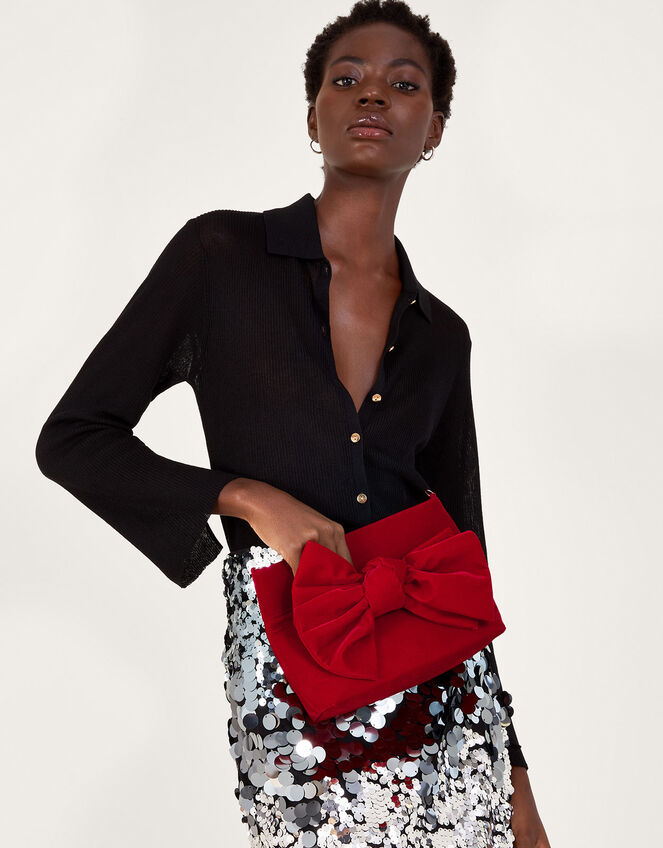 Velvet Bow Bag | Bags & Purses | Monsoon UK.