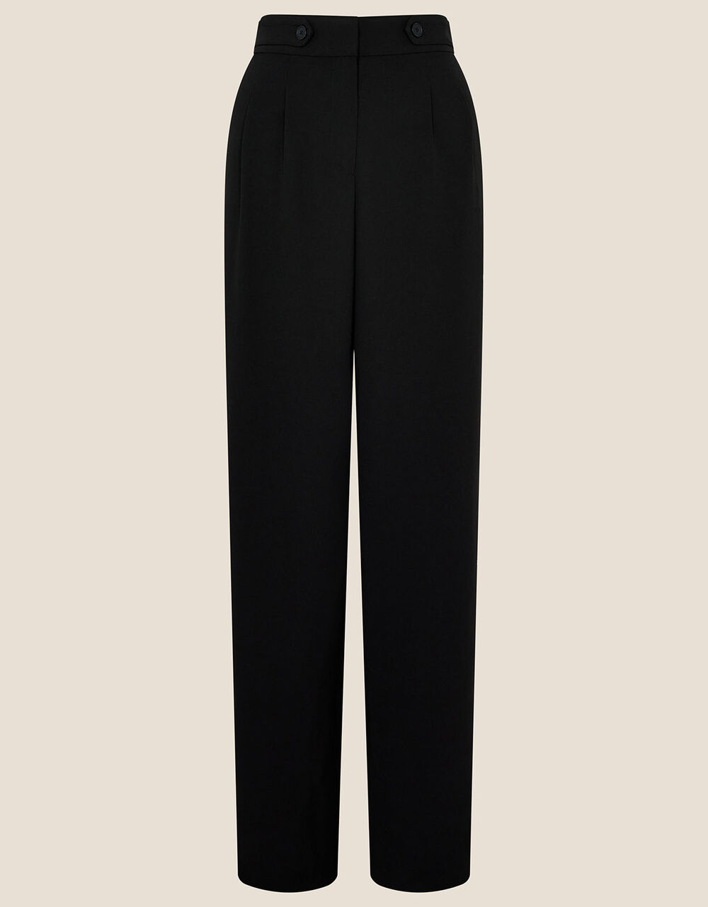 Jamie Wide Leg Trousers with Recycled Polyester Black | Trousers ...