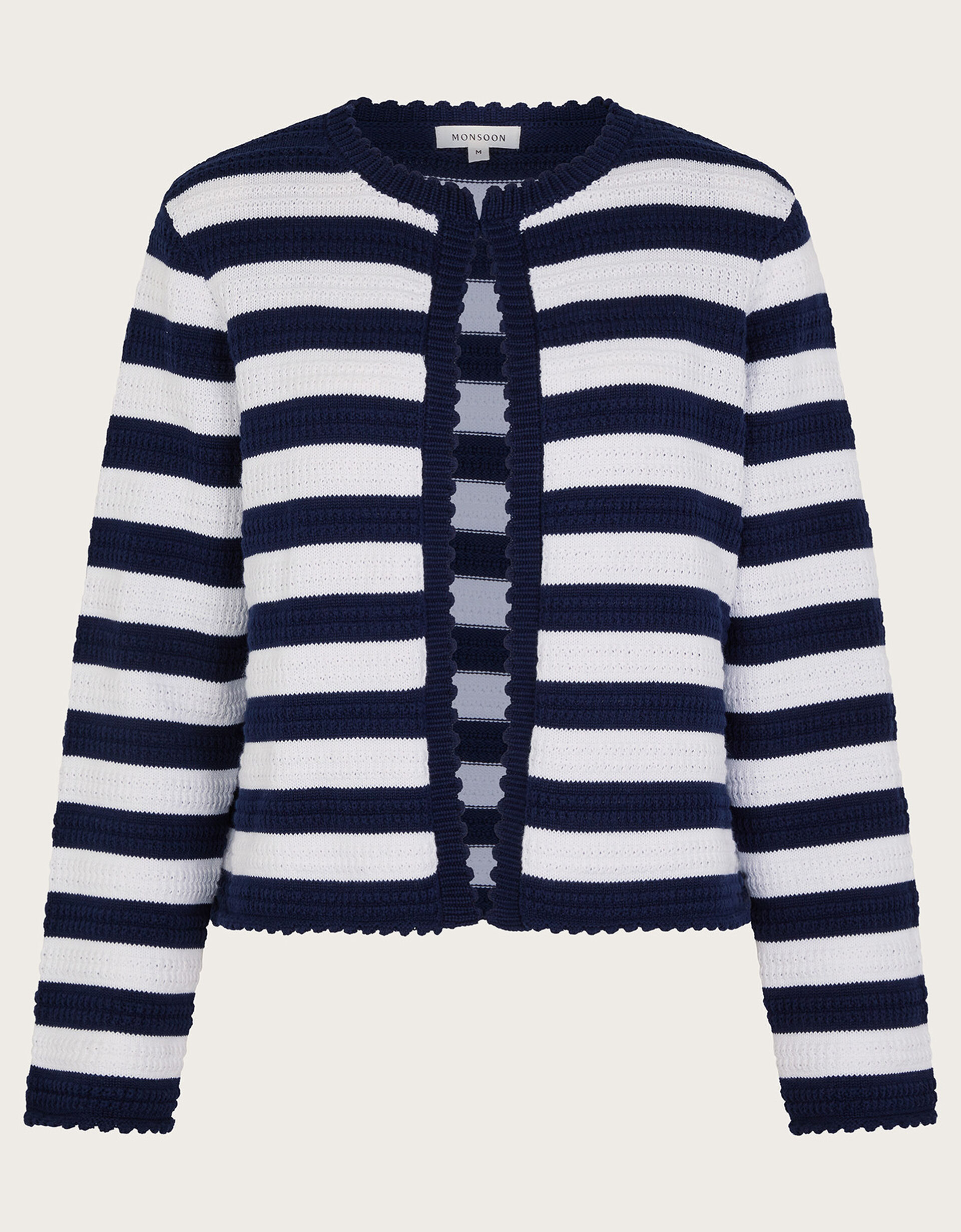 Samara Stripe Cardigan Blue | Cardigans | Monsoon UK.