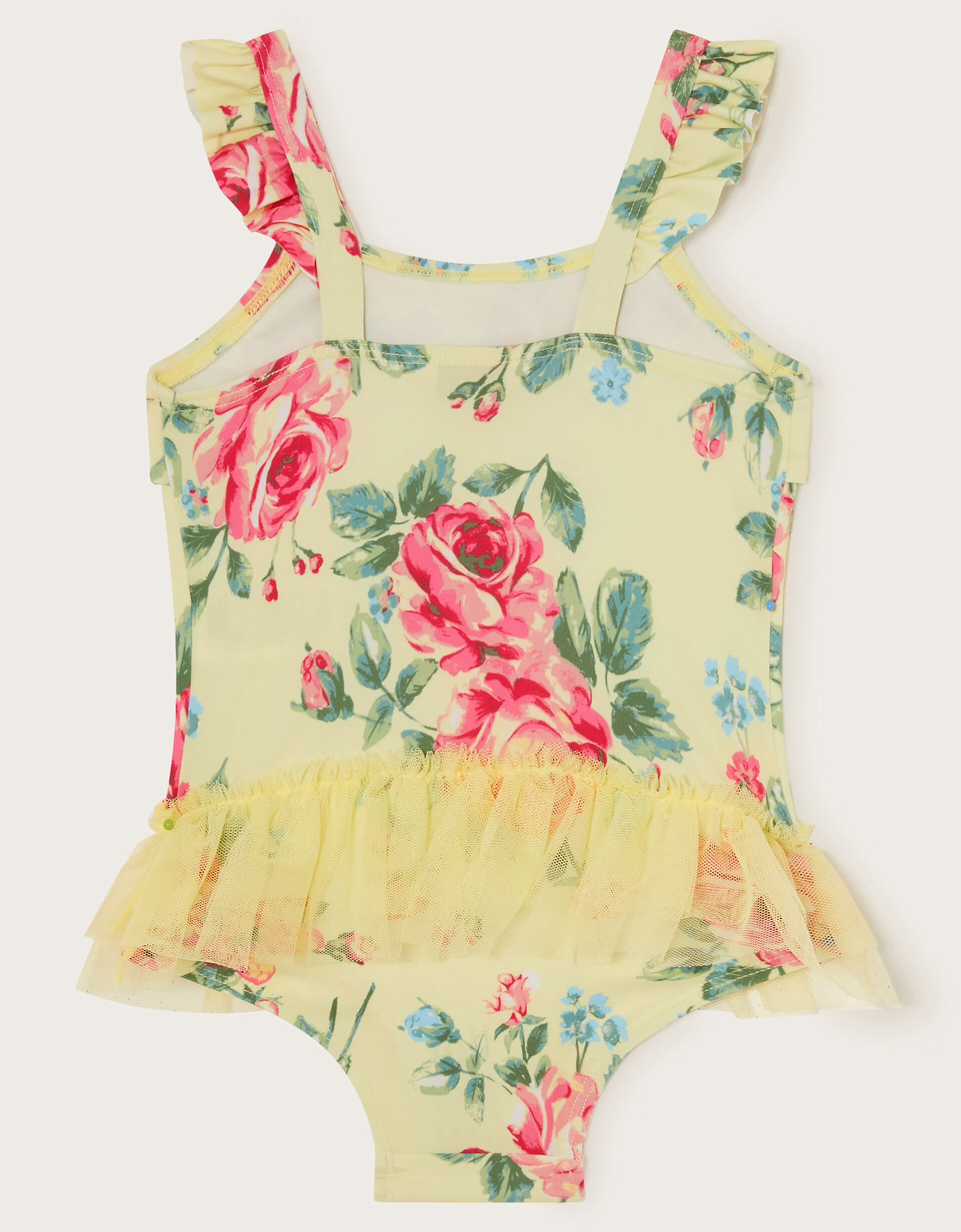 Baby Floral Tutu Swimsuit Yellow | Baby Girl Beach & Swimwear | Monsoon UK.