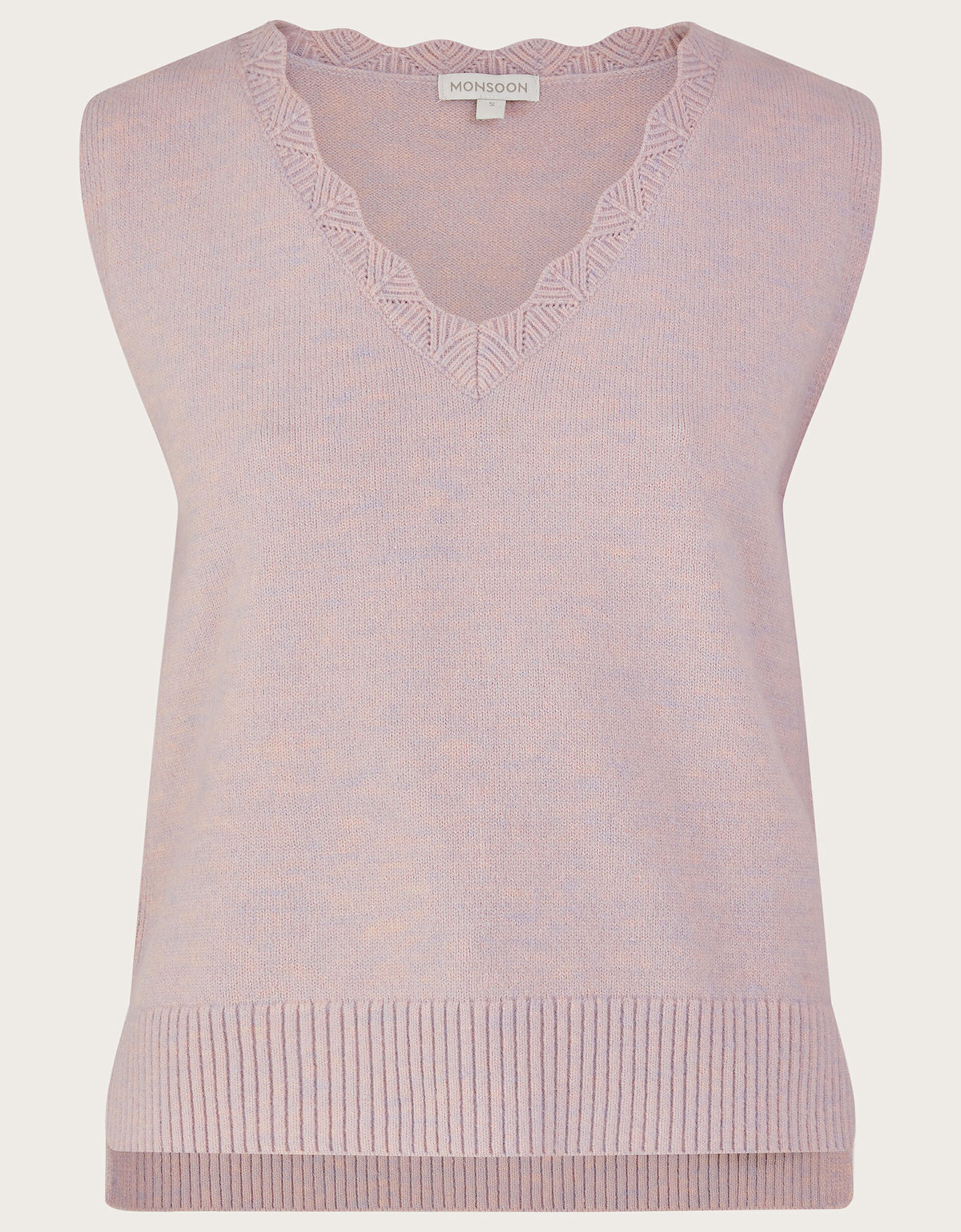 Scallop Edge Tabard Pink