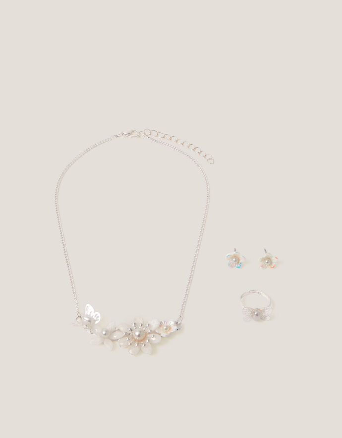 Flower & Butterfly Jewellery Set | Accessories | Monsoon UK.