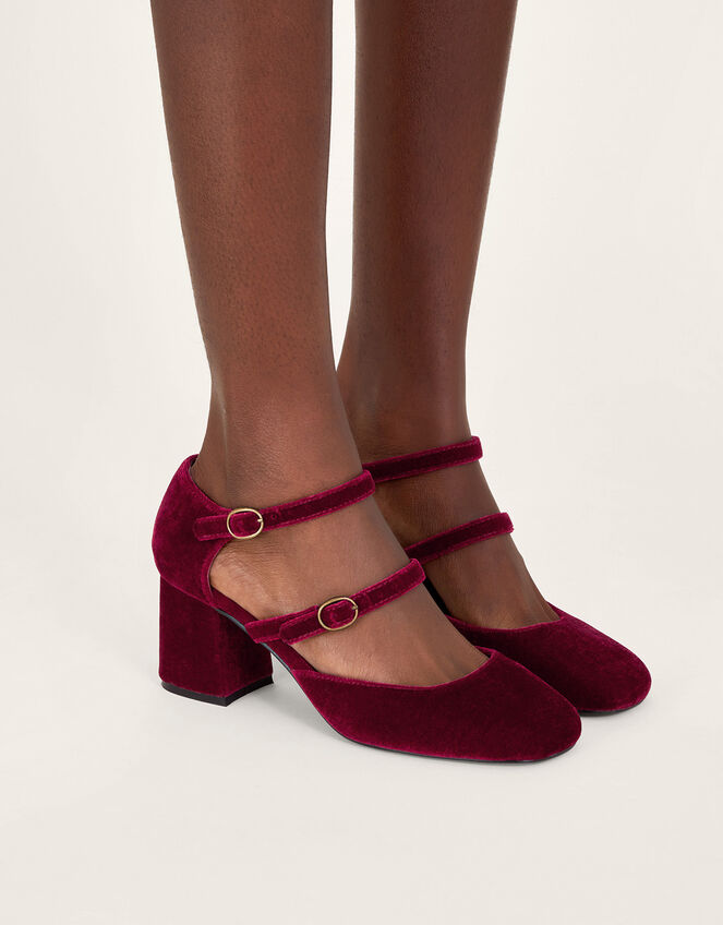 Mary Jane Shoes Red | Women's Shoes | Monsoon UK.