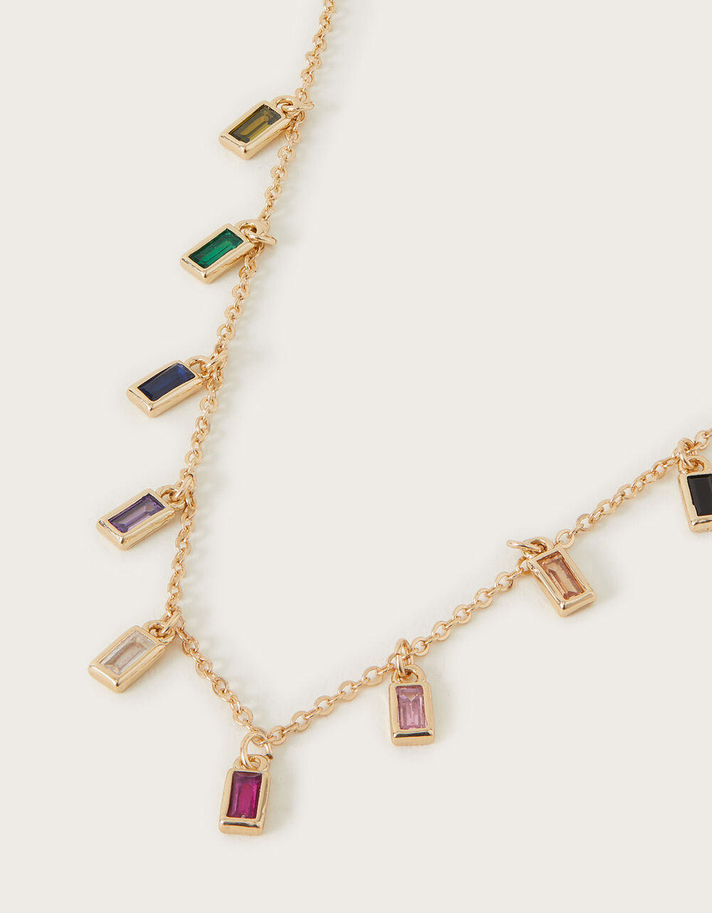 Gem Multi Charm Necklace | Accessories | Monsoon UK.