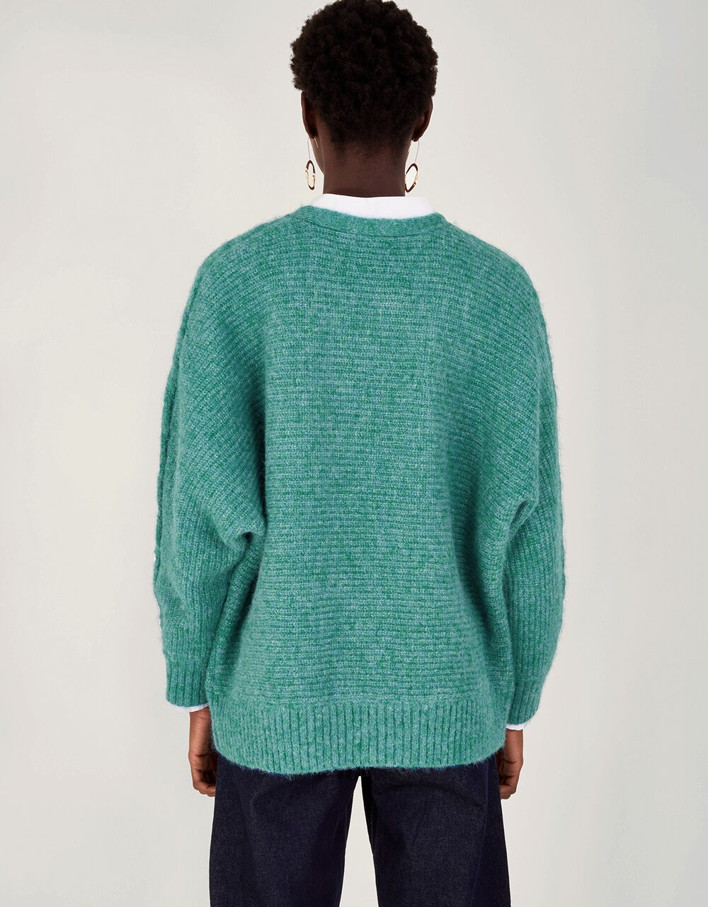 Ola Oversized Cardigan Teal | Cardigans | Monsoon UK.