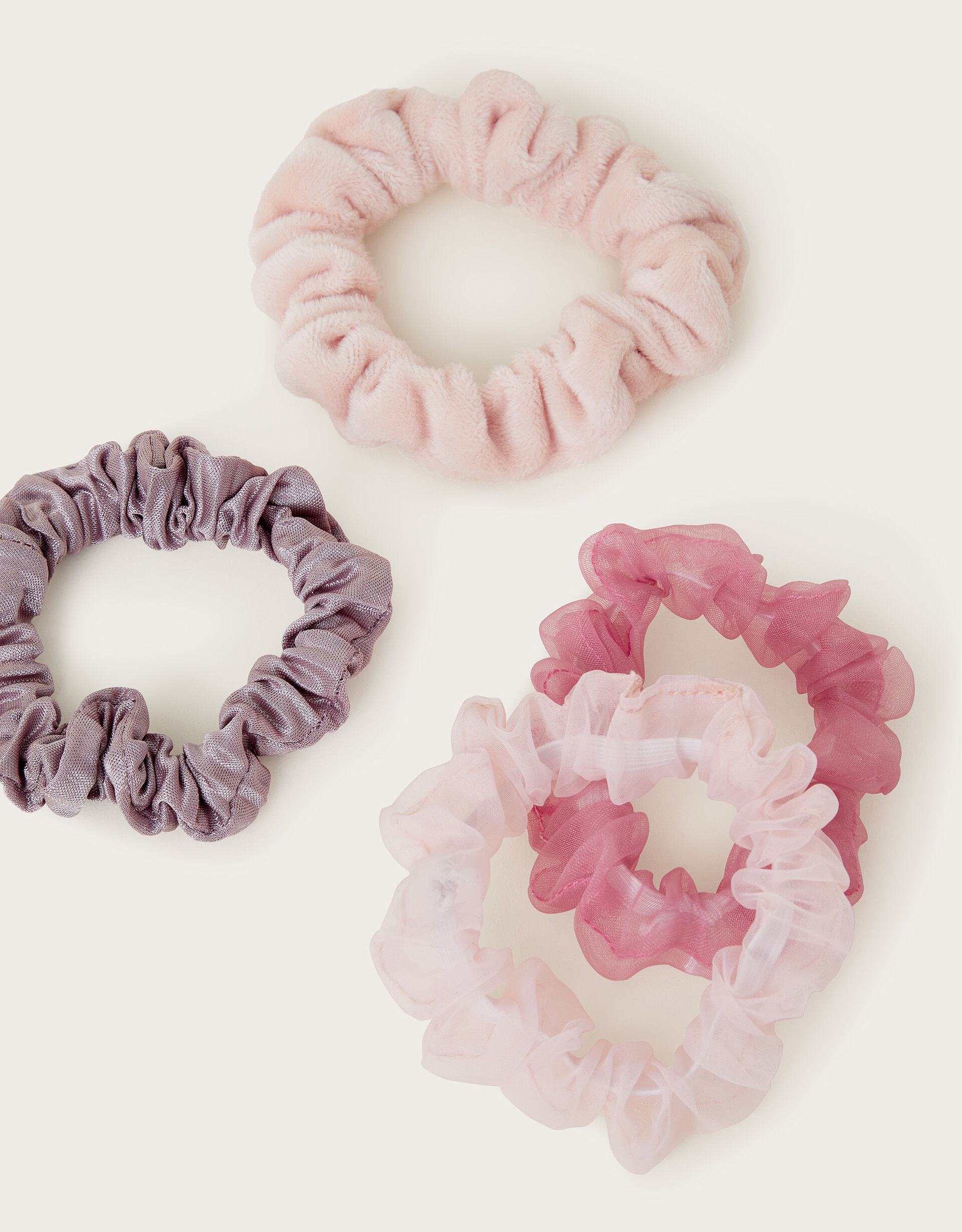 4-Pack Ballet Hair Scrunchies | Accessories | Monsoon UK.