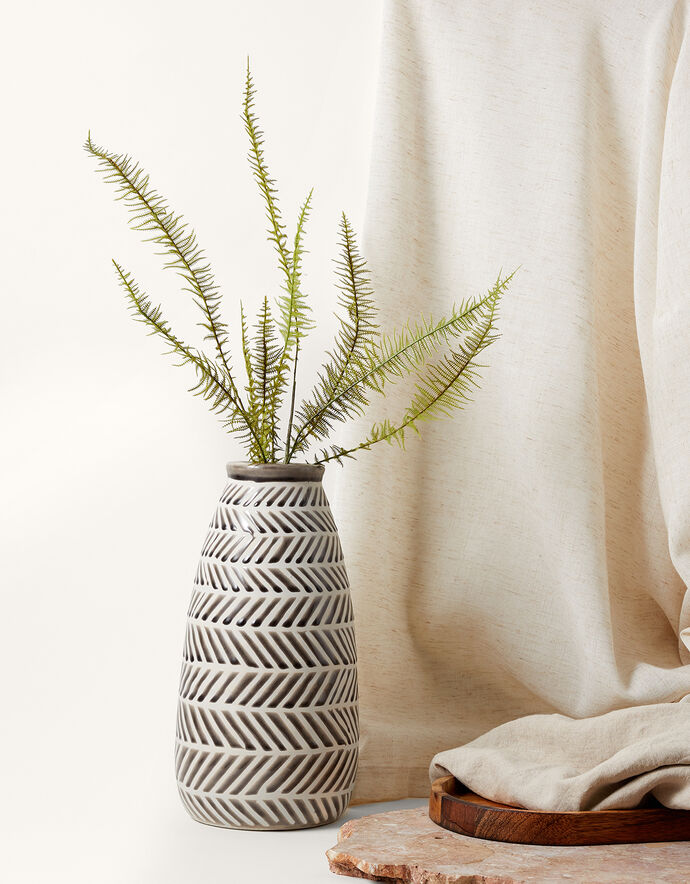 Geometric Ceramic Vase