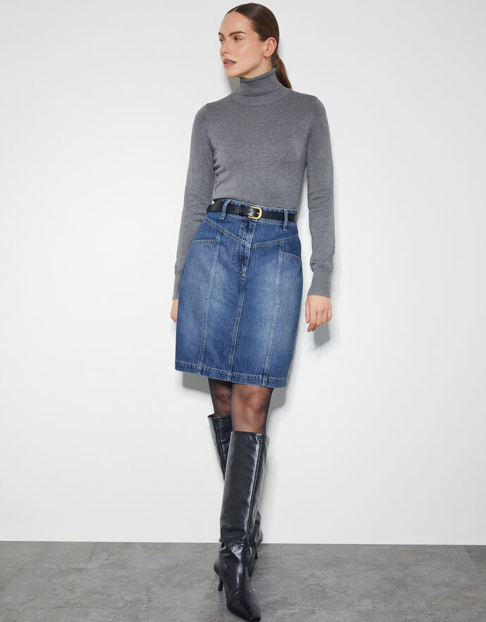 Anisa Denim Mini Skirt Blue | Skirts | Monsoon UK.