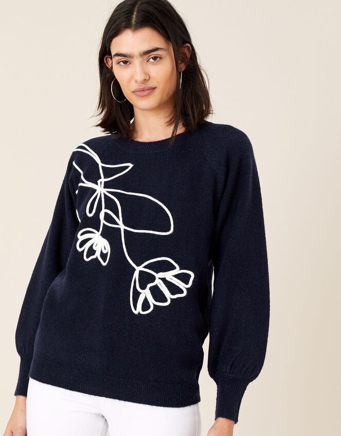 Flower Cornelli Knit Jumper | Jumpers | Monsoon UK.