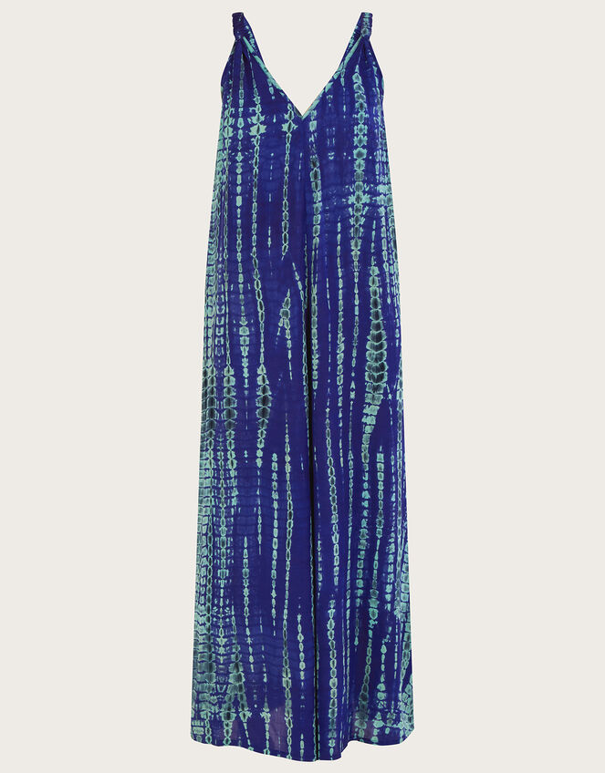 Tie Dye Wide Leg Jumpsuit in LENZING™ ECOVERO™ Blue