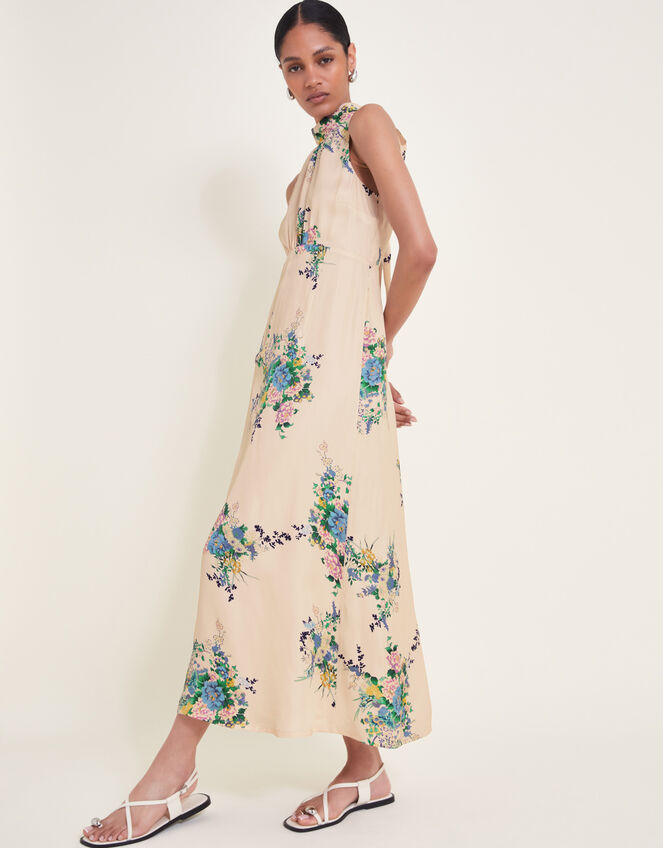 Serenity Halter Dress Multi | Evening Dresses | Monsoon UK.