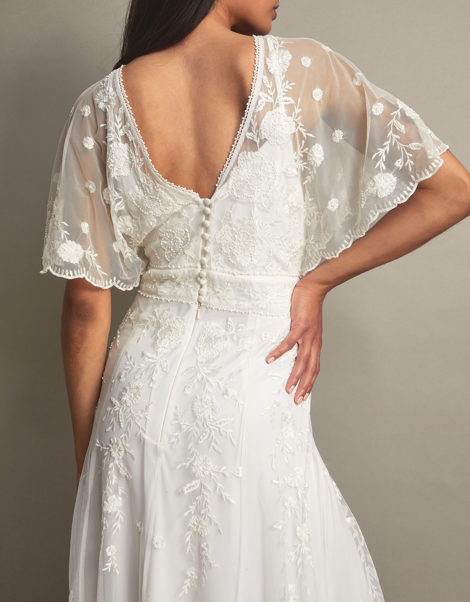 Maggie Embroidered Bridal Dress Ivory | Wedding Dresses | Monsoon UK.