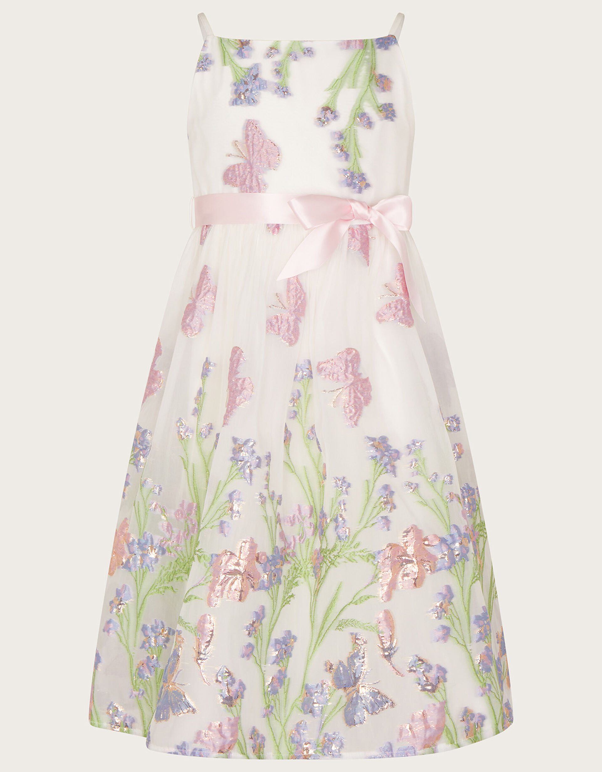 Maddy Meadow Flower Organza Dress Multi