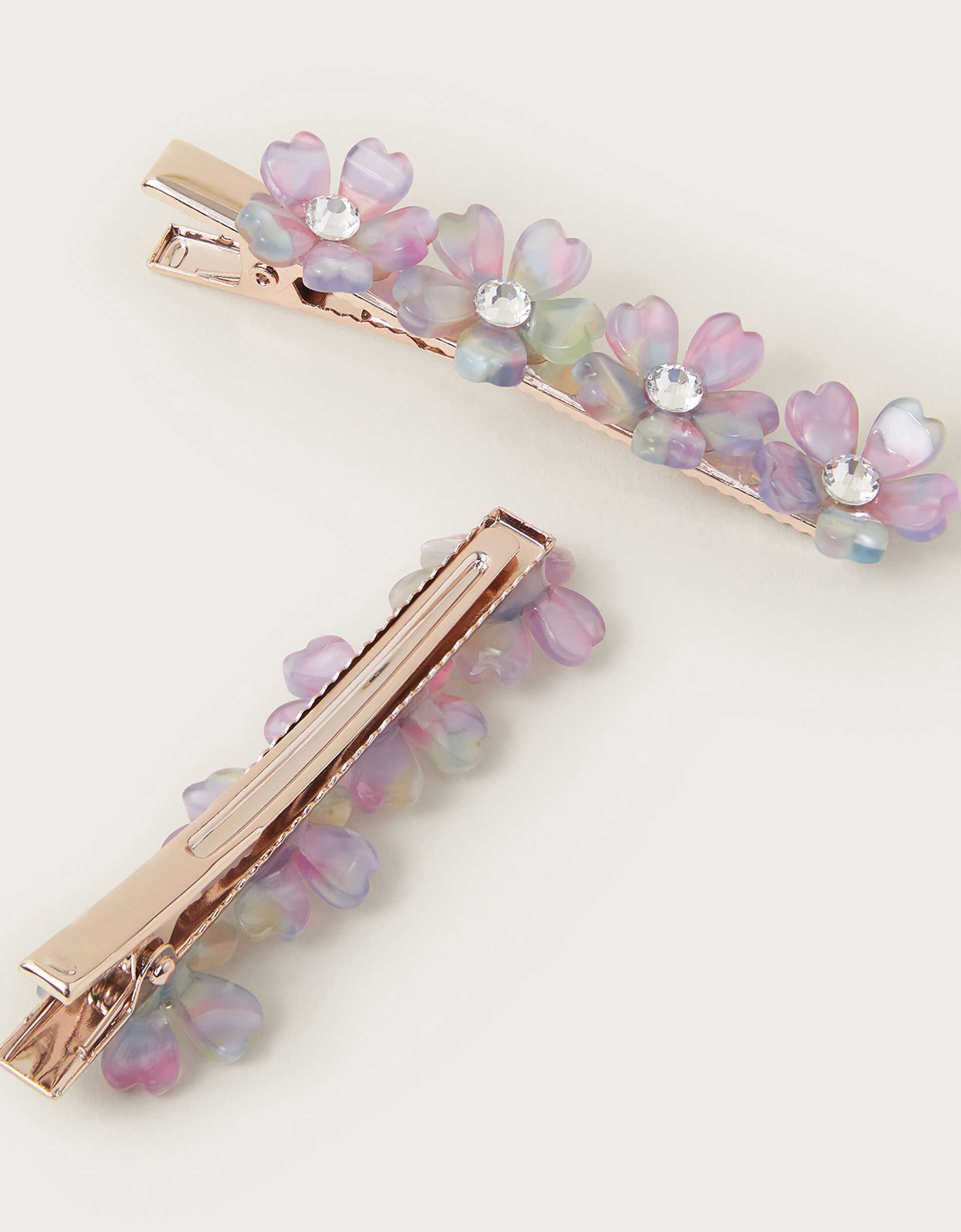 2-Pack Ombre Flower Clips