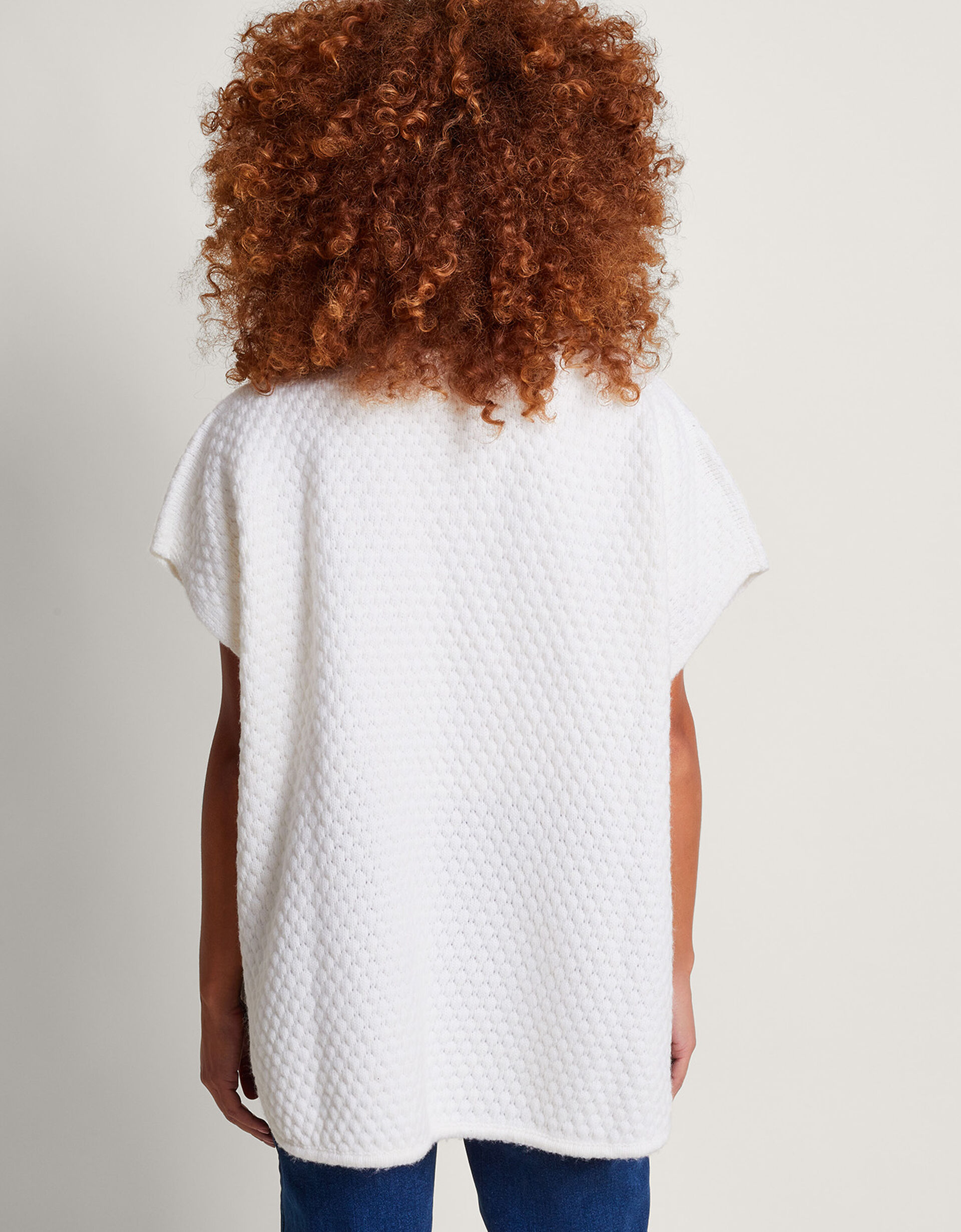 Shay Quilted Stitch Poncho