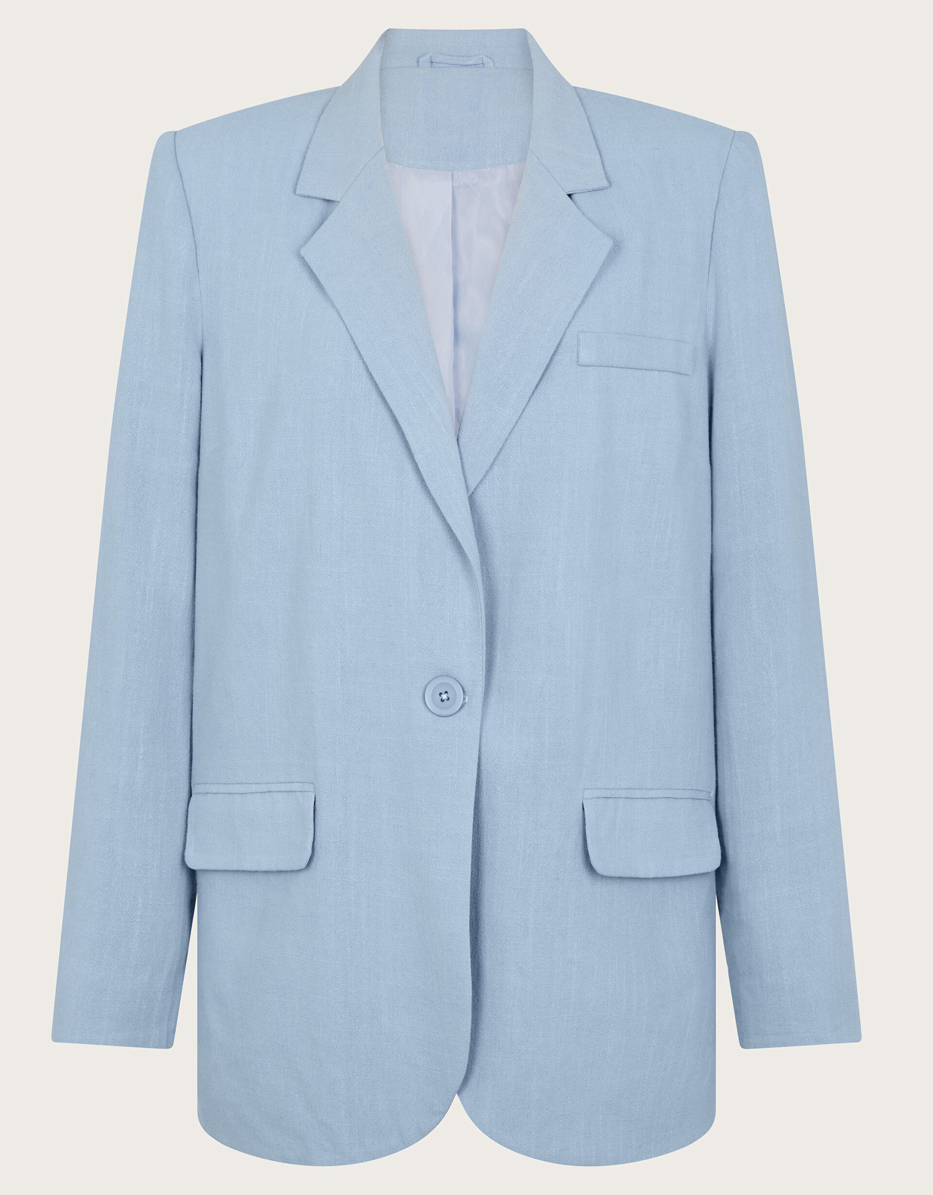 Sabrina Single-Breasted Blazer Blue