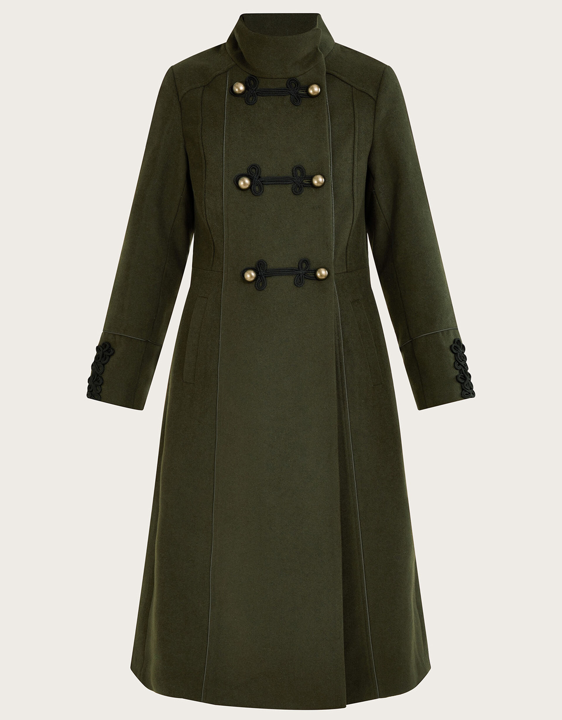 Mya Military Coat Green | Women's Coats | Monsoon UK.
