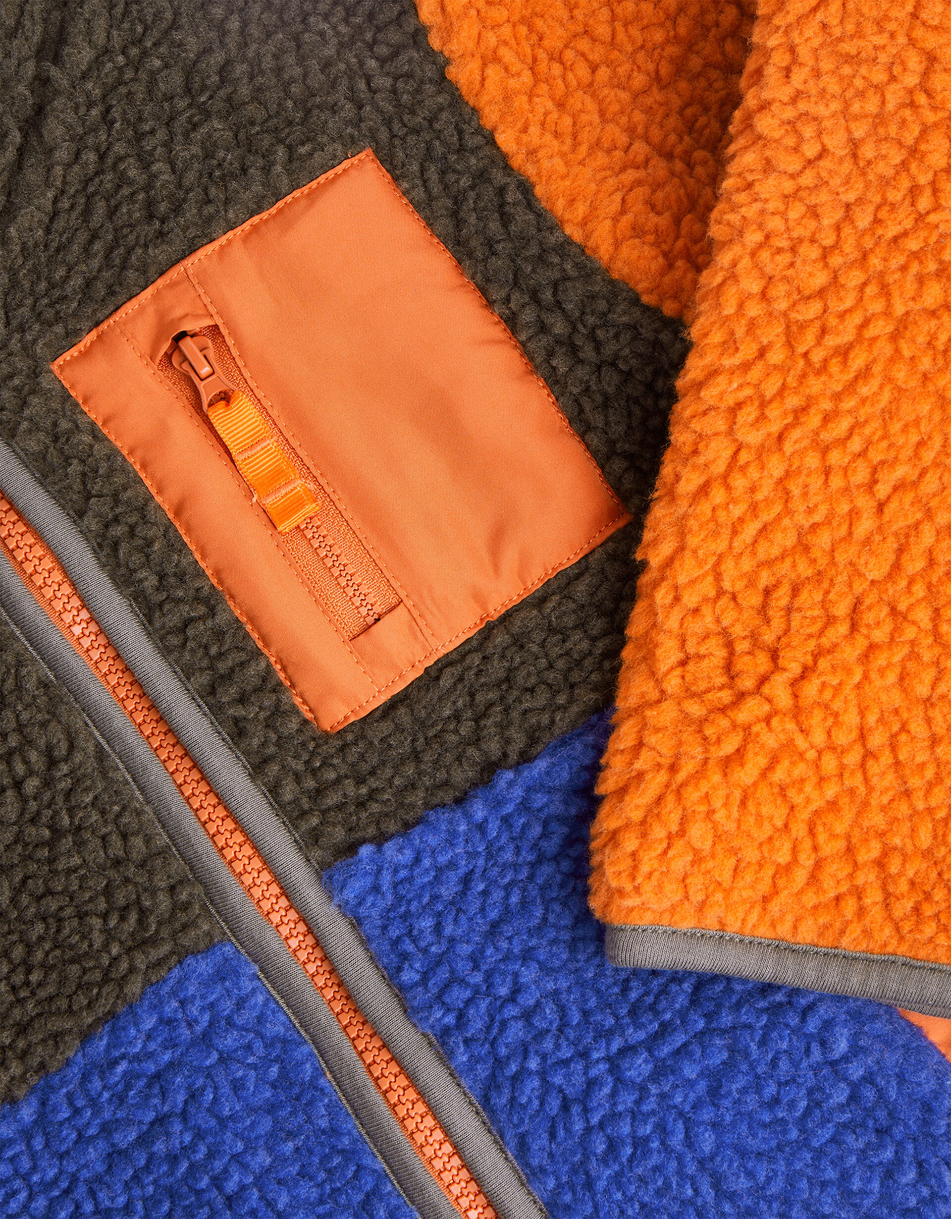 Colourblock Borg Fleece Multi | Boys' Knitwear, Jumpers & Hoodies ...