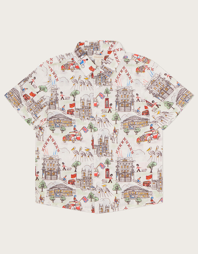 London Print Shirt Ivory
