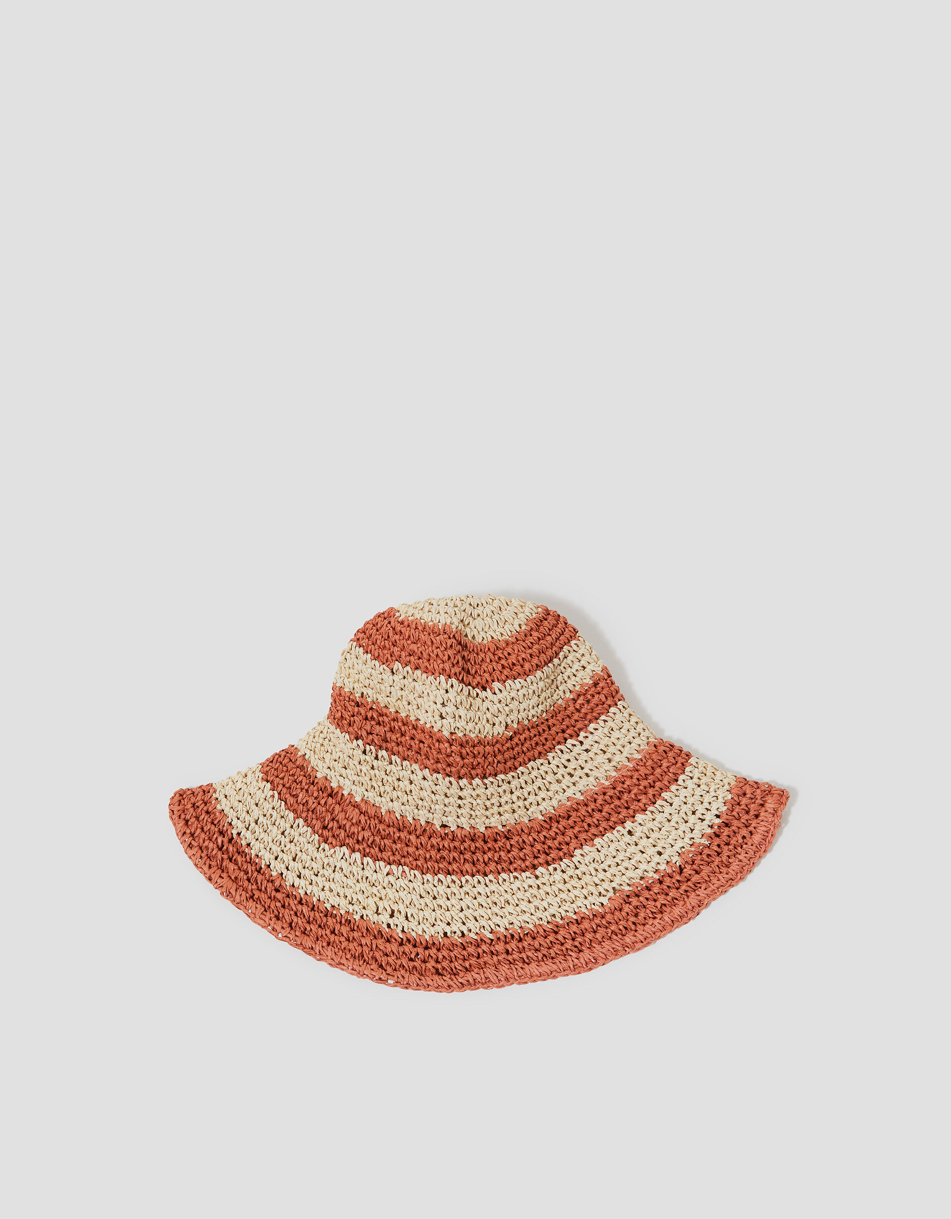 Lola Stripe Straw Bucket Hat | Hats | Monsoon UK.